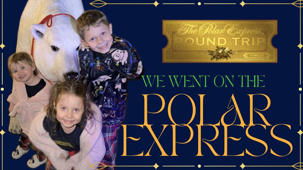 WE WENT ON THE POLAR EXPRESS! Magical train ride to the North Pole to ...