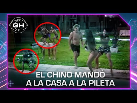 El Chino los mandó a la pileta 😂 - Gran Hermano