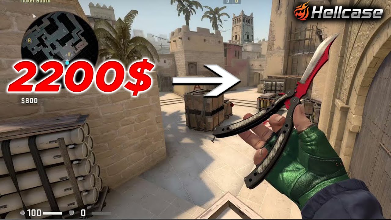 (CS:GO) HELLCASE DE 2200$ KELEBEK AUTOTRONİC ALDIM ŞAKA GİBİ ! HELLCASE ...