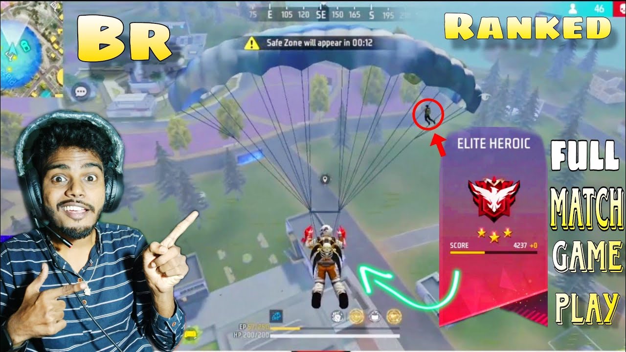 Booyah in Br Ranked Match || Solo Grandmaster Br Ranked ⚡⚡ 🔥 Rainbow ...