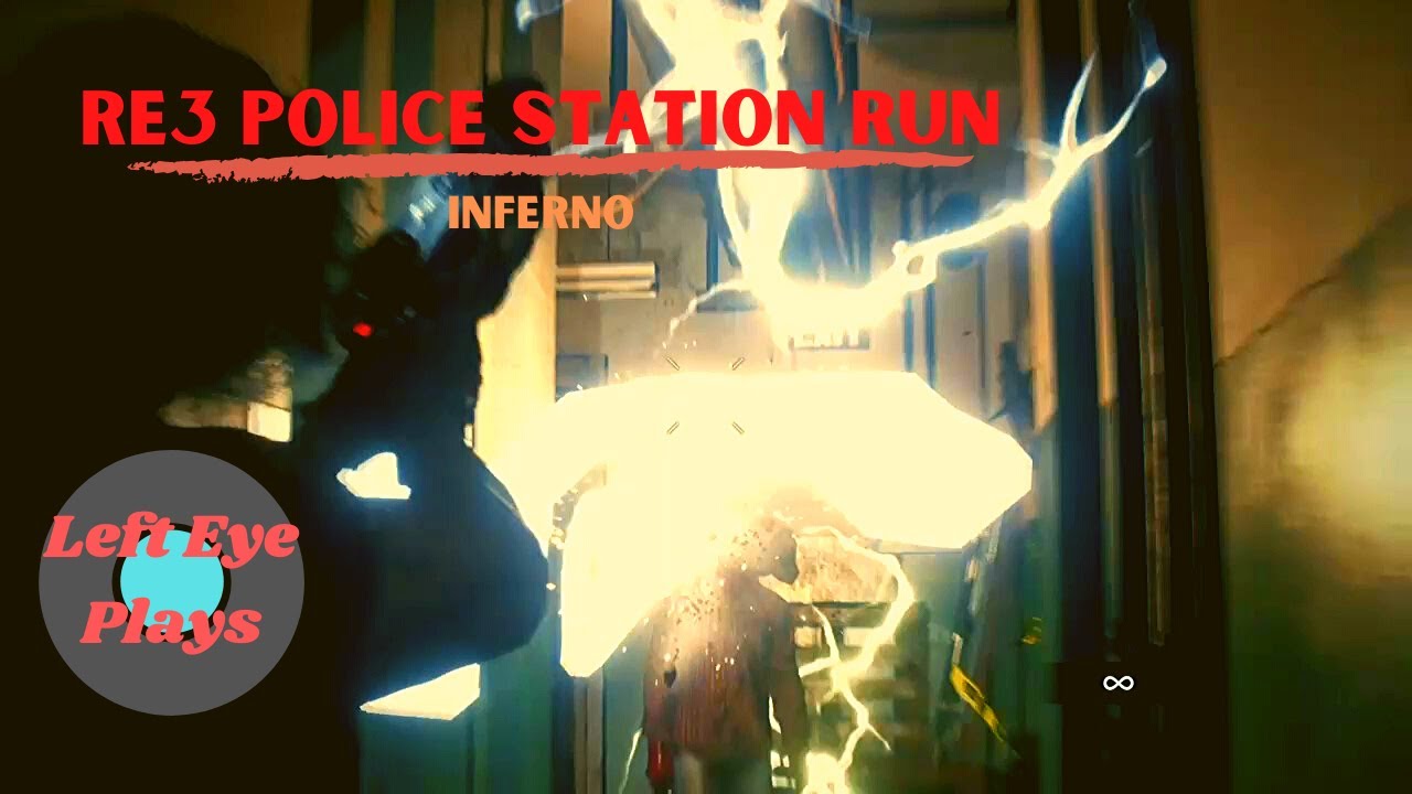Left Eye Plays RE3 Remaster Police Station Inferno - YouTube