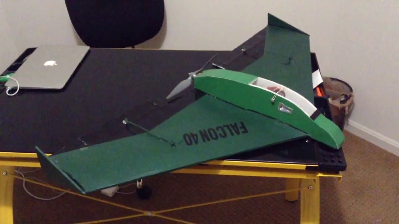 Falcon 40 RC Delta Wing - YouTube