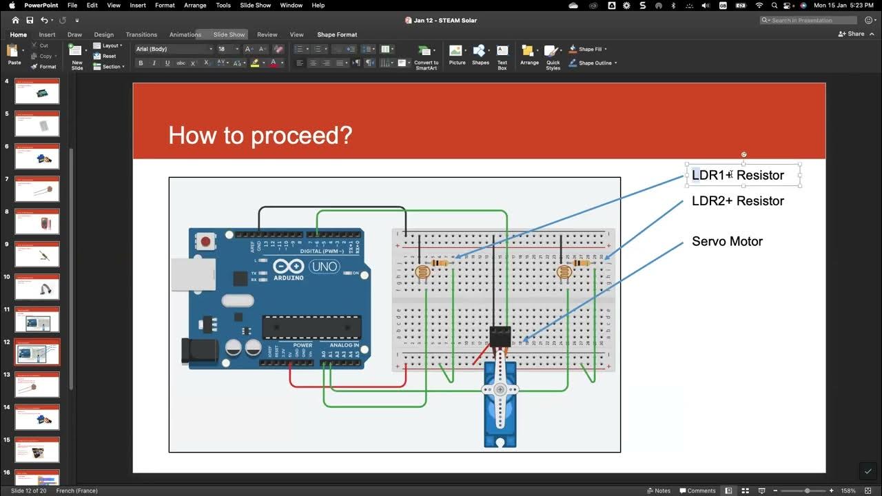STEAM Workshop - Rotating Solar Panel with Arduino - YouTube