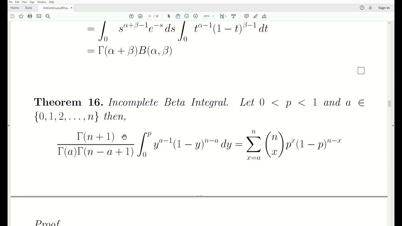ims28 - Beta Function - YouTube