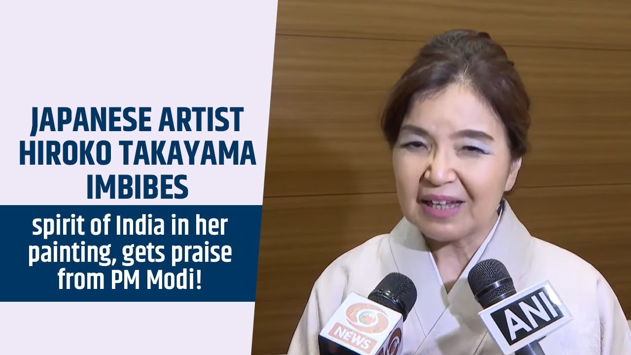 Japanese artist Hiroko Takayama imbibes spirit of India in her painting ...