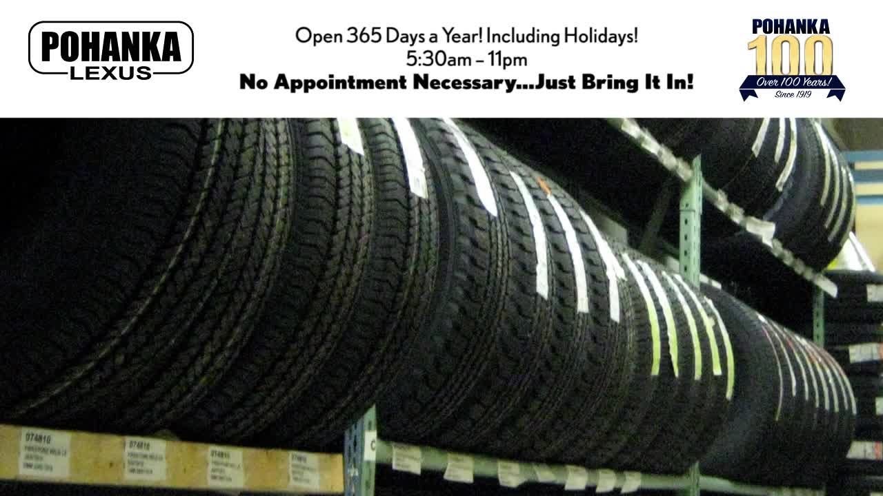 Pohanka Lexus Tire Event: Save $50! Chantilly Dale City VA DC MD - YouTube