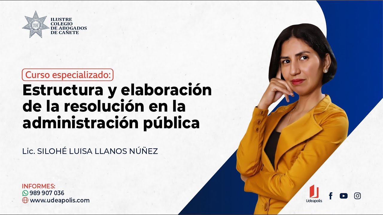 Estructura y Elaboración de la Resolución en la Administración Pública ...