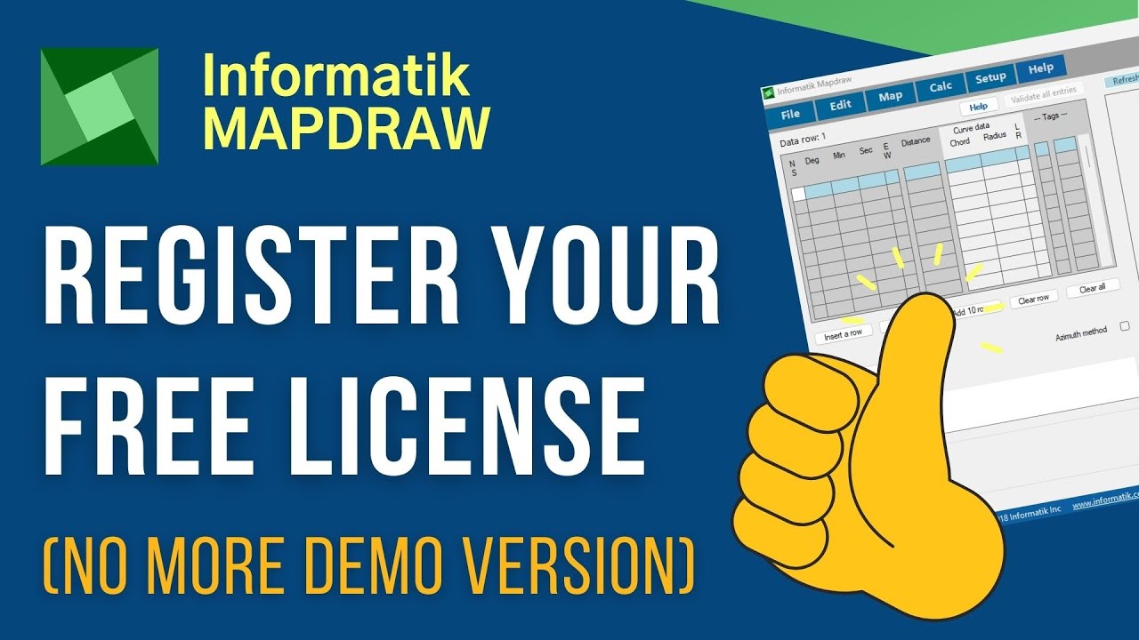 Applying the Free License to informatik Mapdraw - YouTube