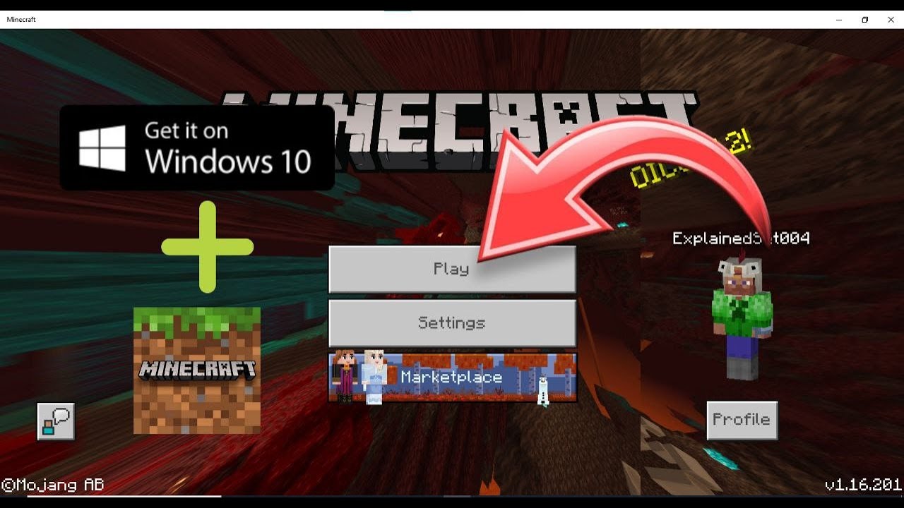 كيف تحمل ماين كرافت على الكمبيوتر How to dawnload MCBE on your WIN10 - YouTube