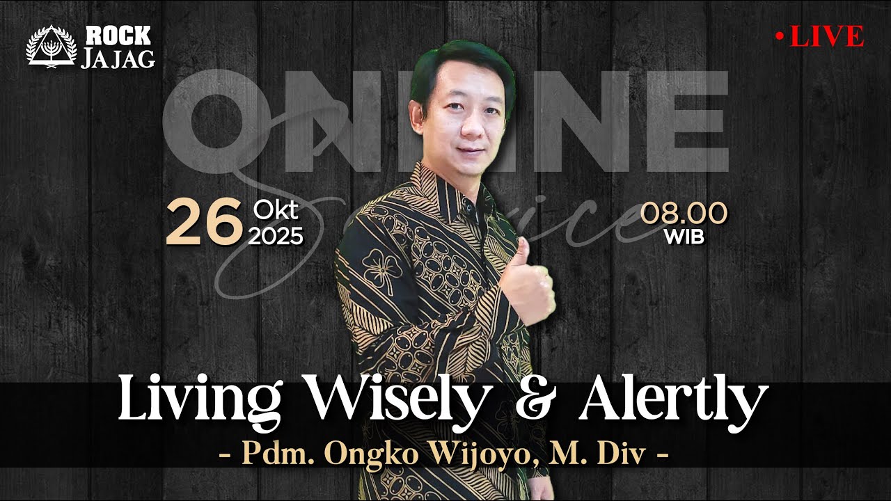 HIDUP dengan BIJAK dan....- ROCK JAJAG LIVE-26 Oktober 2025 -pk 08.00 ...