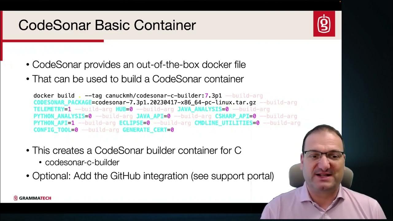 CodeSonar Deployment:- Episode 1 - Containers - YouTube