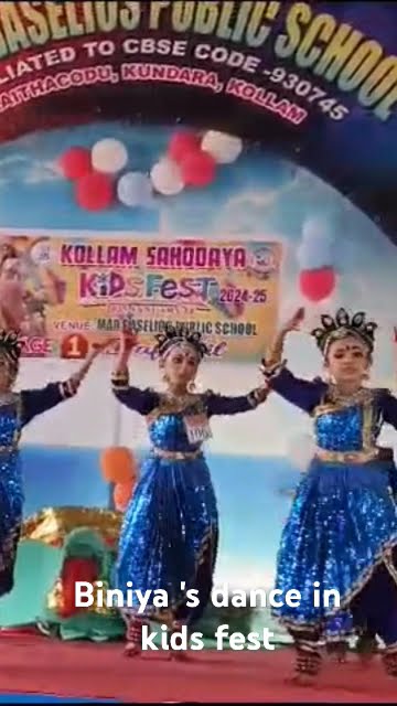 Biniya's dance in kids fest - YouTube