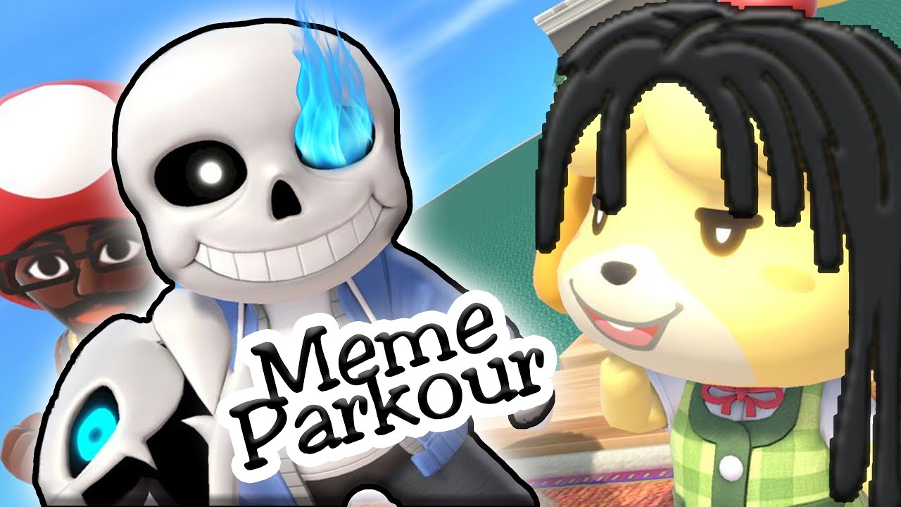 Isabelle Vs Sans?! Meme Parkour in Dreams - YouTube