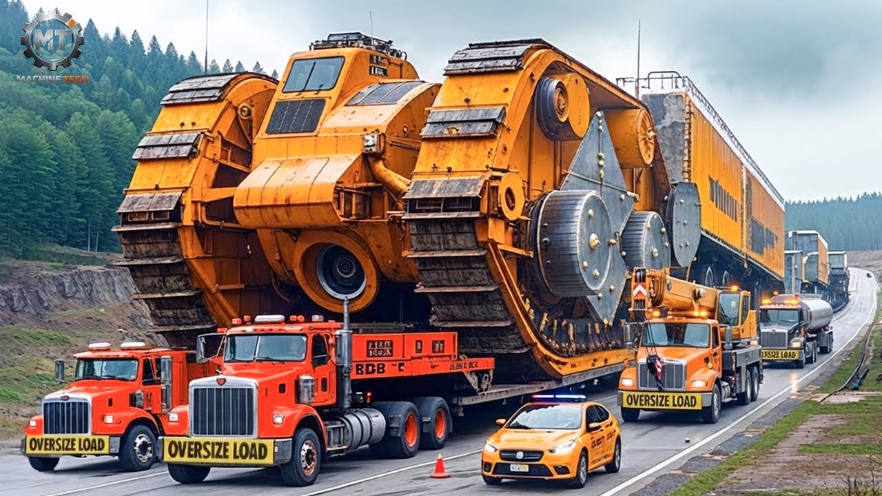 Dangerous Truck & Heavy Equipment Fails | Extreme Oversized Transport ...