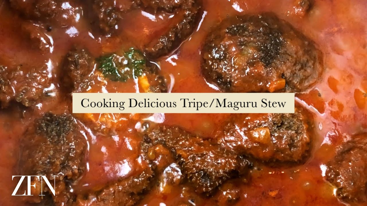How To Cook Tripe/Maguru Stew | Simple Dinner Recipe | Zim Food Network ...