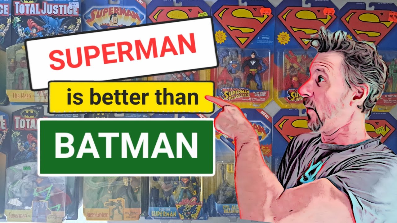 Kenner Superman 1995 carded figures from the Aussie Toy Hunter. - YouTube