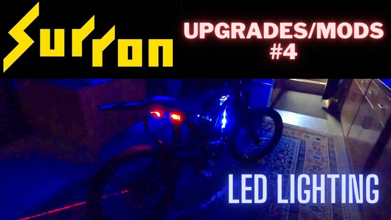 Sur ron X - Upgrades/Mods #4 - Installing LED Lighting - YouTube