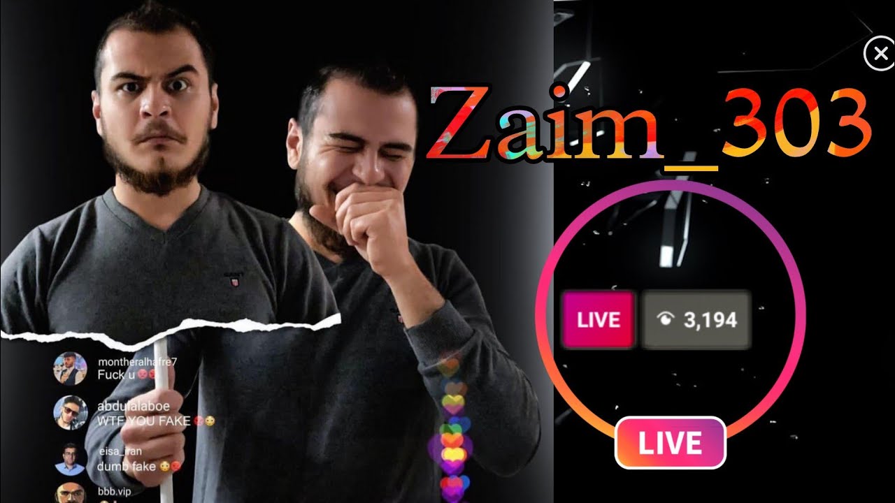 Zaim_303 Instagram Live Call Deaf Communication #instagram #callofduty ...
