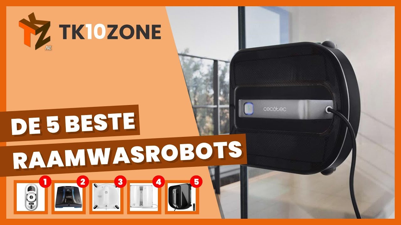 De 5 beste raamwasrobots - YouTube