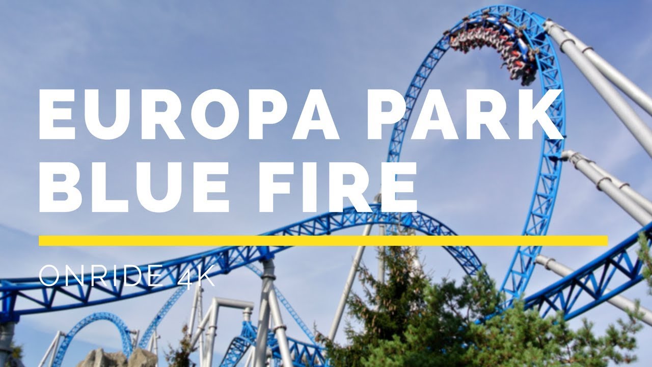 Europa Park - Blue Fire Megacoaster Onride 4K - YouTube
