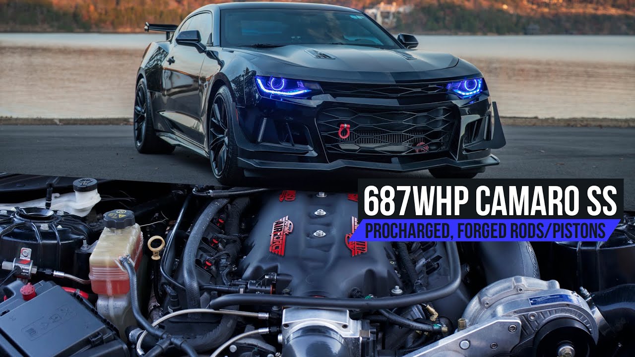 [SOLD] 687whp ProCharged 2016 Chevrolet Camaro SS For Sale - YouTube