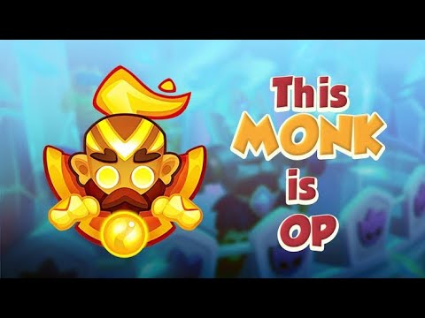 MONK GAMEPLAY RUSH ROYALE 😁 - YouTube