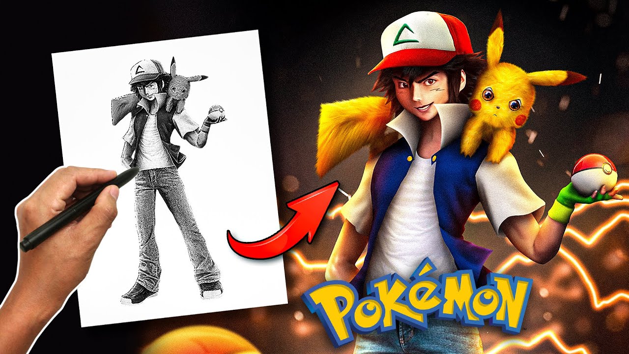 I LITERALLY CREATED REAL POKEMON ! || Ash And Pikachu - YouTube