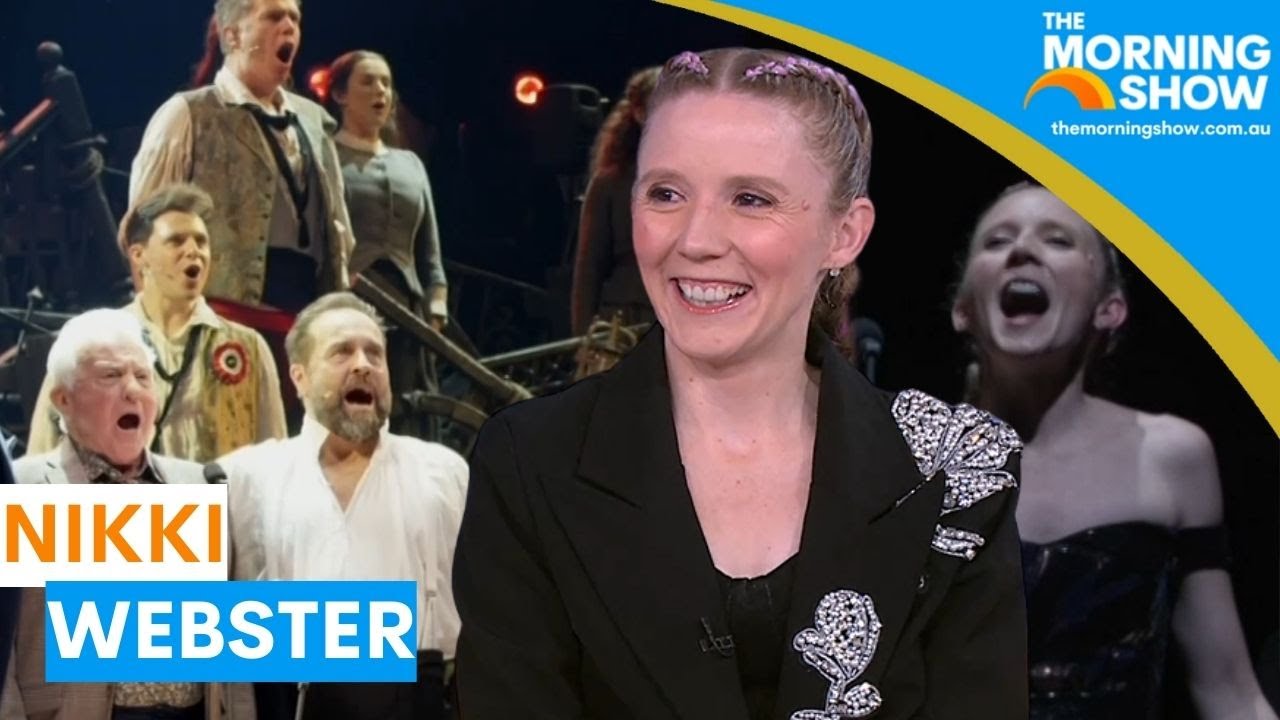 'Les Mis' alumni Nikki Webster take to the stage | Sunrise - YouTube