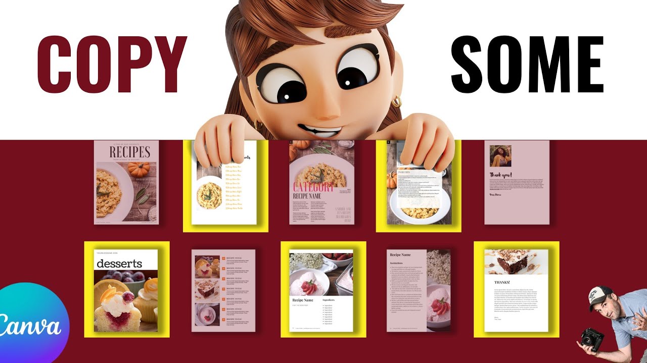 Copying Certain Pages from One Canva Design to Another - YouTube