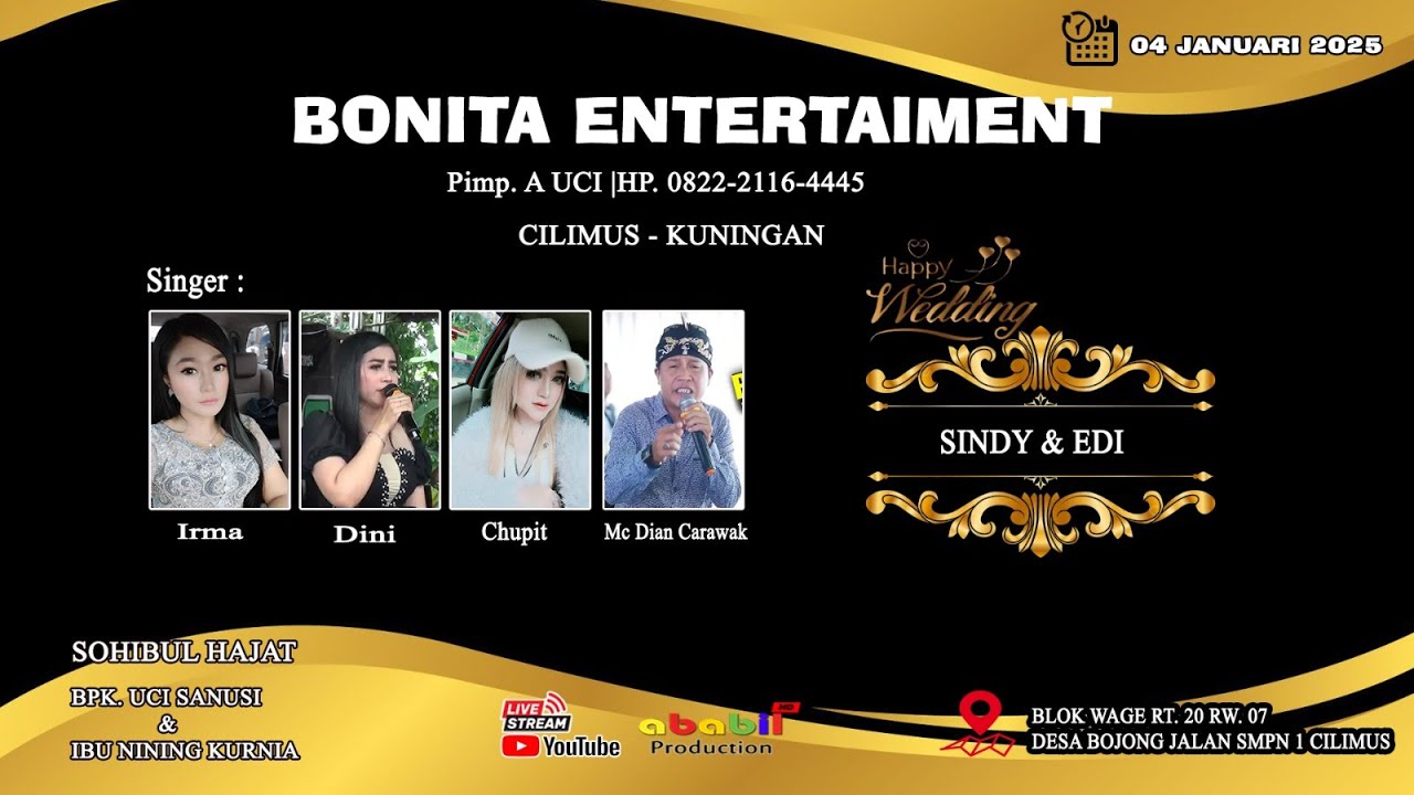 RESPSI AKAD SINDY dengan EDI Live Bojong - Cilimus - Kuningan - YouTube