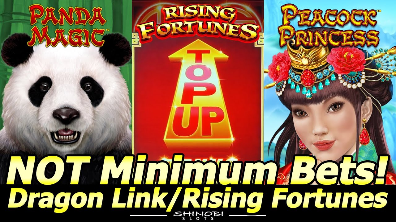 NOT Minimum Bets playing Panda Magic, Peacock Princess and Rising ...