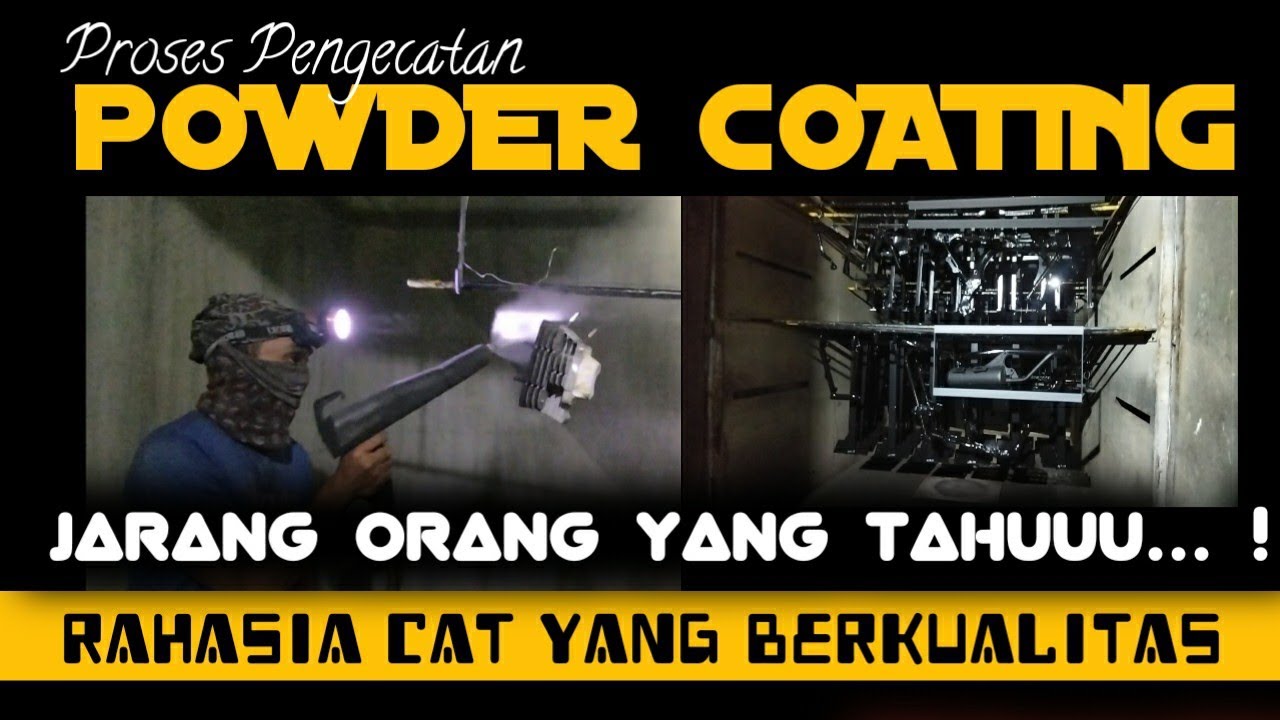 Cara Cat Powder Coating - rahasia tahapan pengecatan #powdercoating # ...