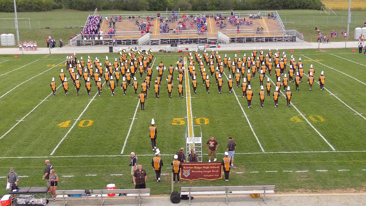[4K] Kenton Ridge HS Marching Band - Pregame & Tunnel - Sept. 27, 2019 ...