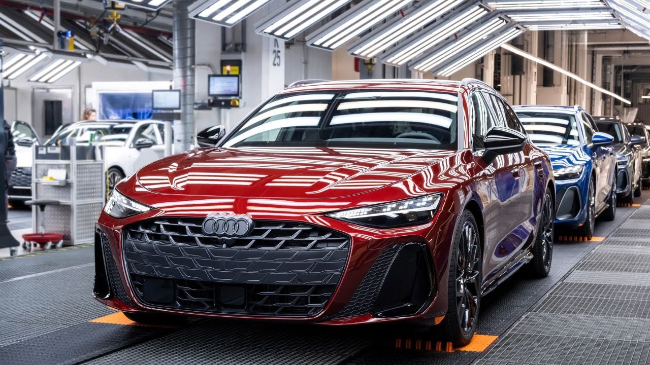 Audi Factory Tour | 2025 Audi A6 Avant Production in Neckarsulm ...