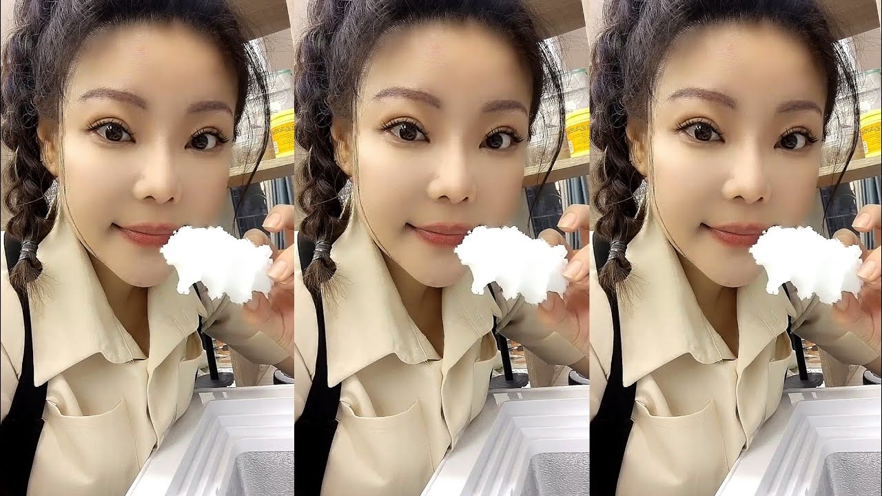 QUEEN / ASMR WHITE ICE EATING - YouTube