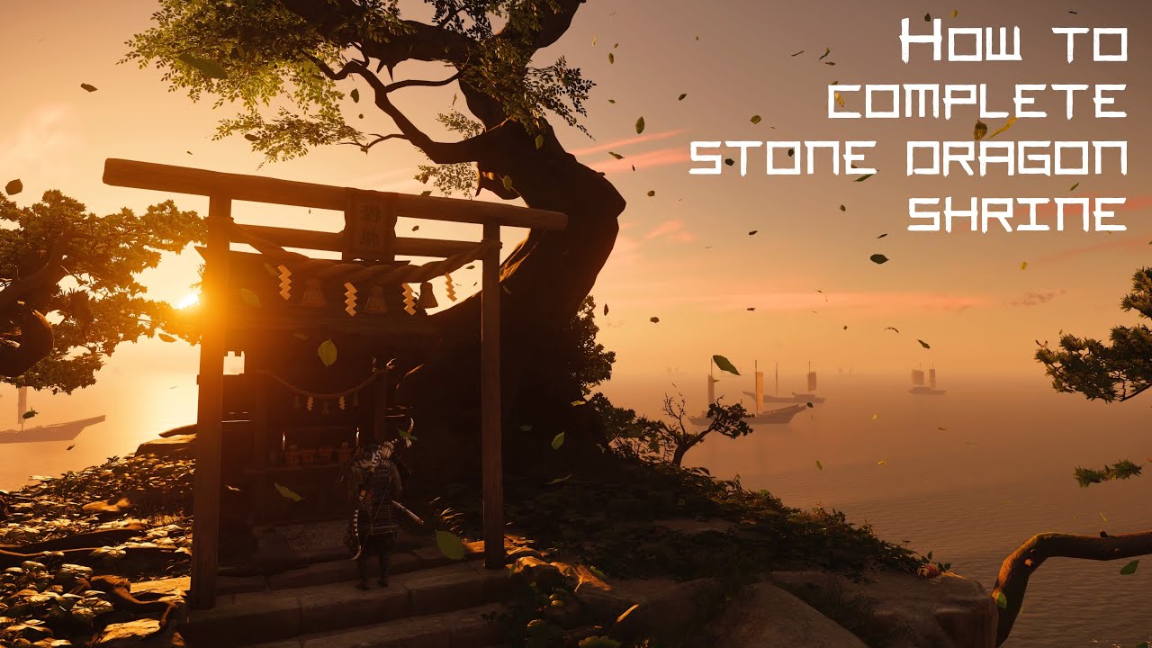 How To Complete Stone Dragon Shrine - Ghost Of Tsushima - YouTube