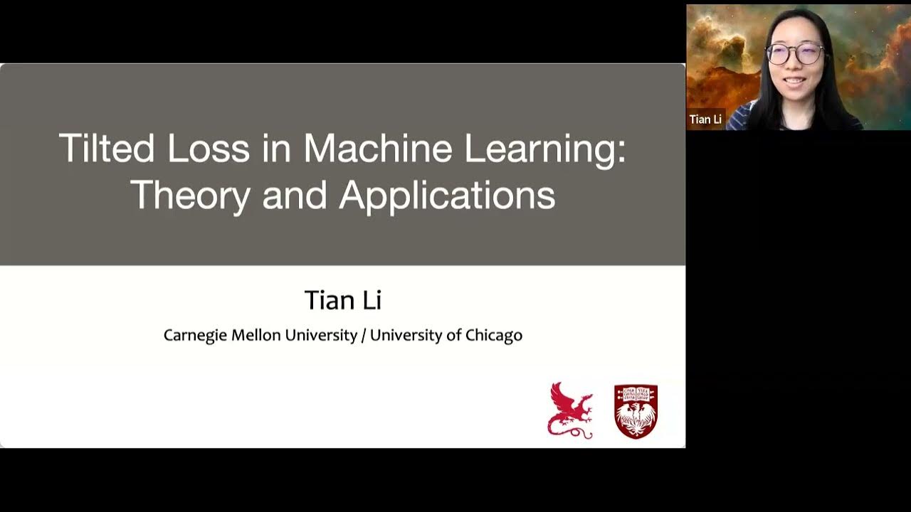 Tilted Losses in Machine Learning: Theory and Applications to Federated Learning, By Tian Li ...