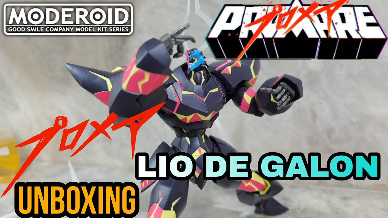 MODEROID - LIO DE GALON - PROMARE Model Kit UNBOXING [111] - YouTube