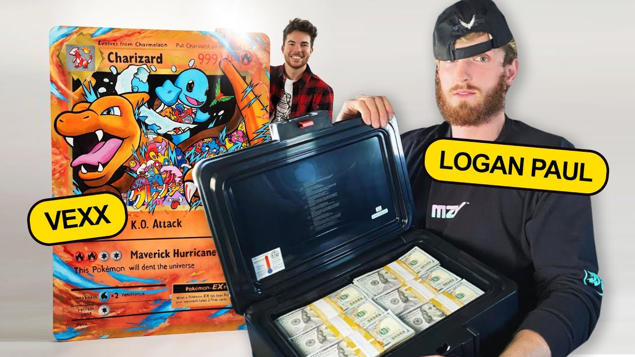 DE GROOTSTE POKEMON KAART TER WERELD | VEXX & LOGAN PAUL - YouTube
