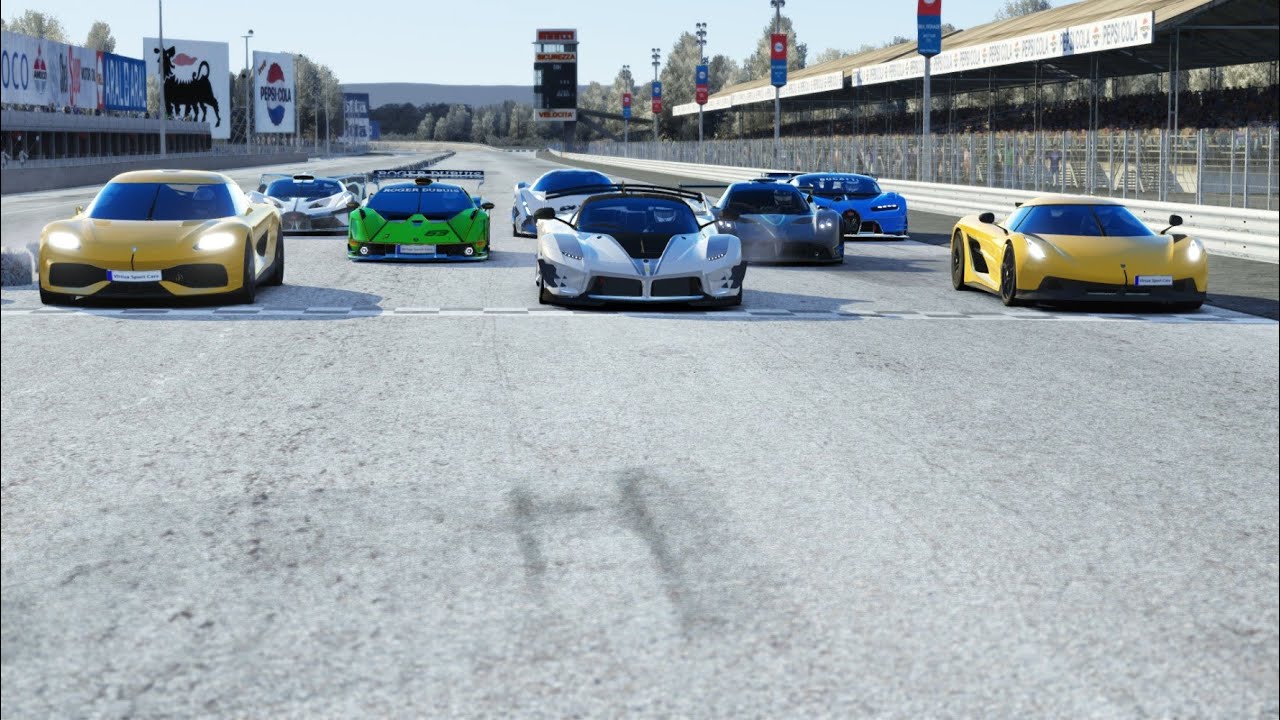 Bugatti Bolide vs Hypercars at Monza Full Course - YouTube