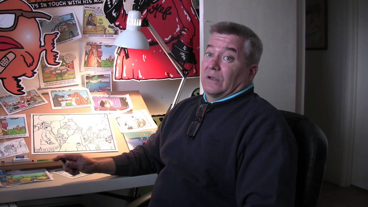 Cartoonist John DeAngelis - YouTube