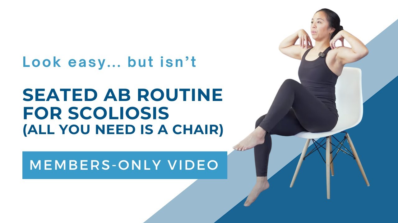 Seated Ab Routine for Scoliosis | Members-Only Exclusive - YouTube