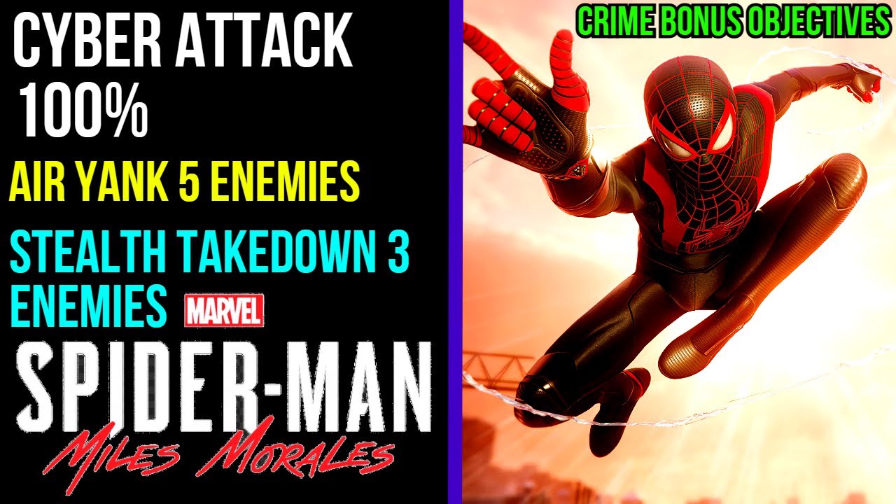 Marvel’s Spider-Man: Miles Morales | Cyber Attack 100% | Complete All ...