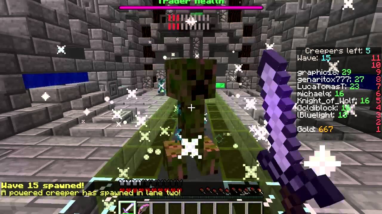 MC Server #7 - Salviamo il villager [Creeper Attack] - YouTube