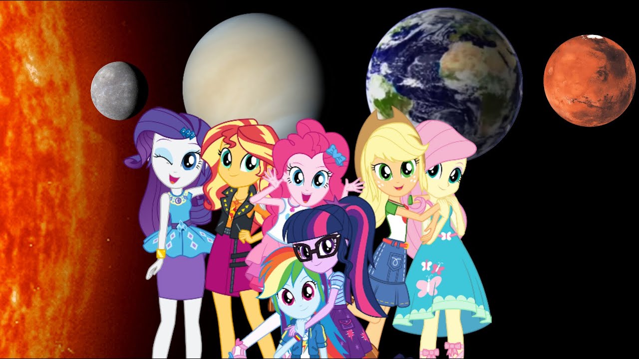 Equestria Girls Solar System Size Comparison - YouTube