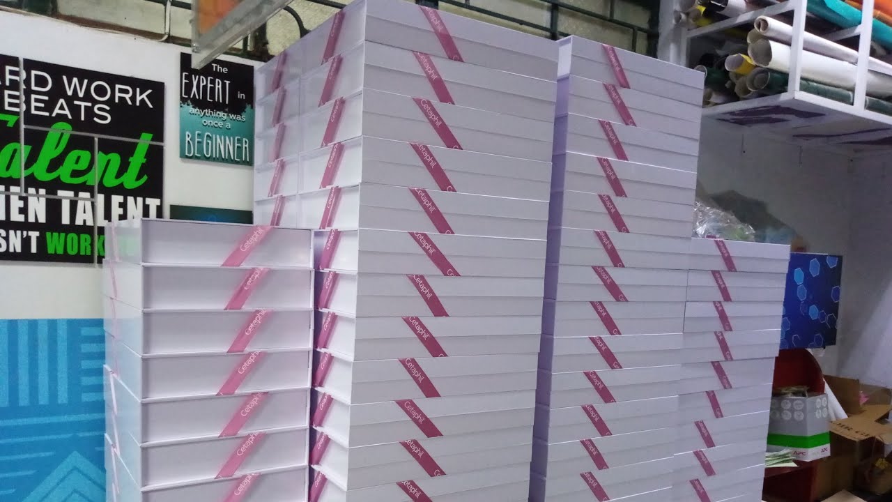 How to make box using sintra board | CETAPHIL PR KIT | Work mode muna 😊 ...