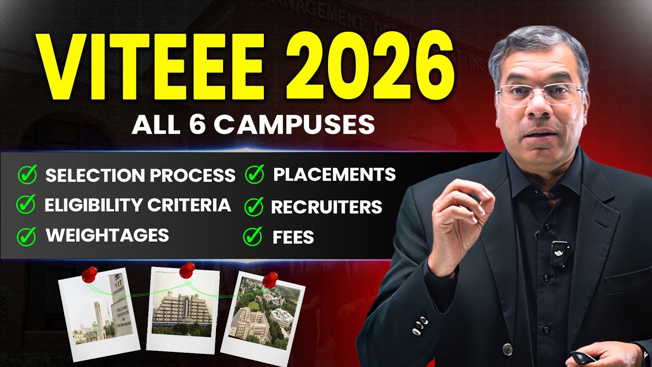 VITEEE 2026 🔥 All Campuses | Admission, Eligibility, Exam Pattern, Fees ...