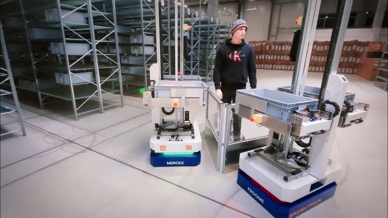 Goods-to-Person (G2P) robots for automated order picking | Brightpick - YouTube