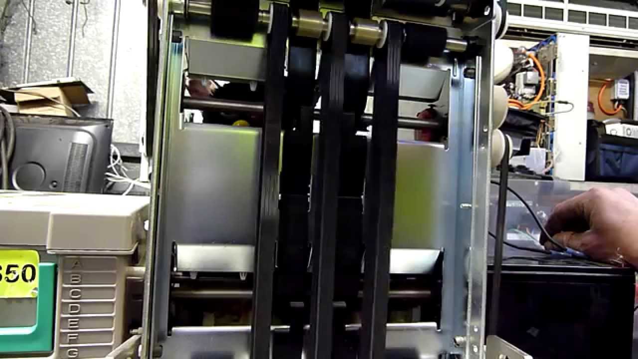 NCR ATM Dispenser moving $50 Bills - YouTube