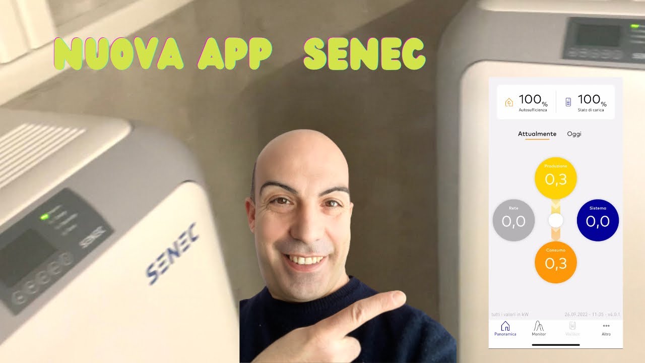 Nuova applicazione del fotovoltaico SENEC - YouTube